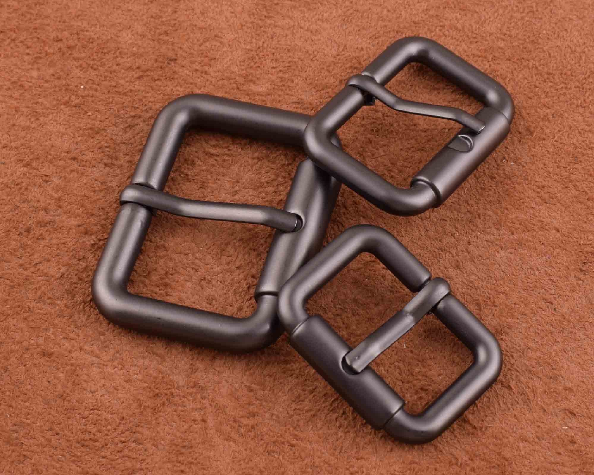Matte black Metal Buckles zinc alloy Buckles Center Bar | Etsy