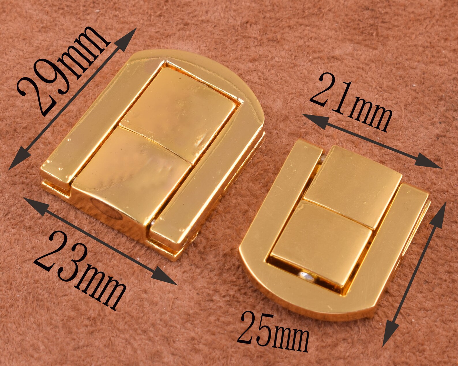 Tongue Purse Lock Gold Bag Clasp Original Gold Latch Lock Swivel ...