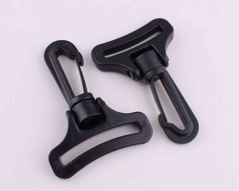 Plastic Swivel Hooks Black Plastic Swivel Clip Snap Hook Trigger ...