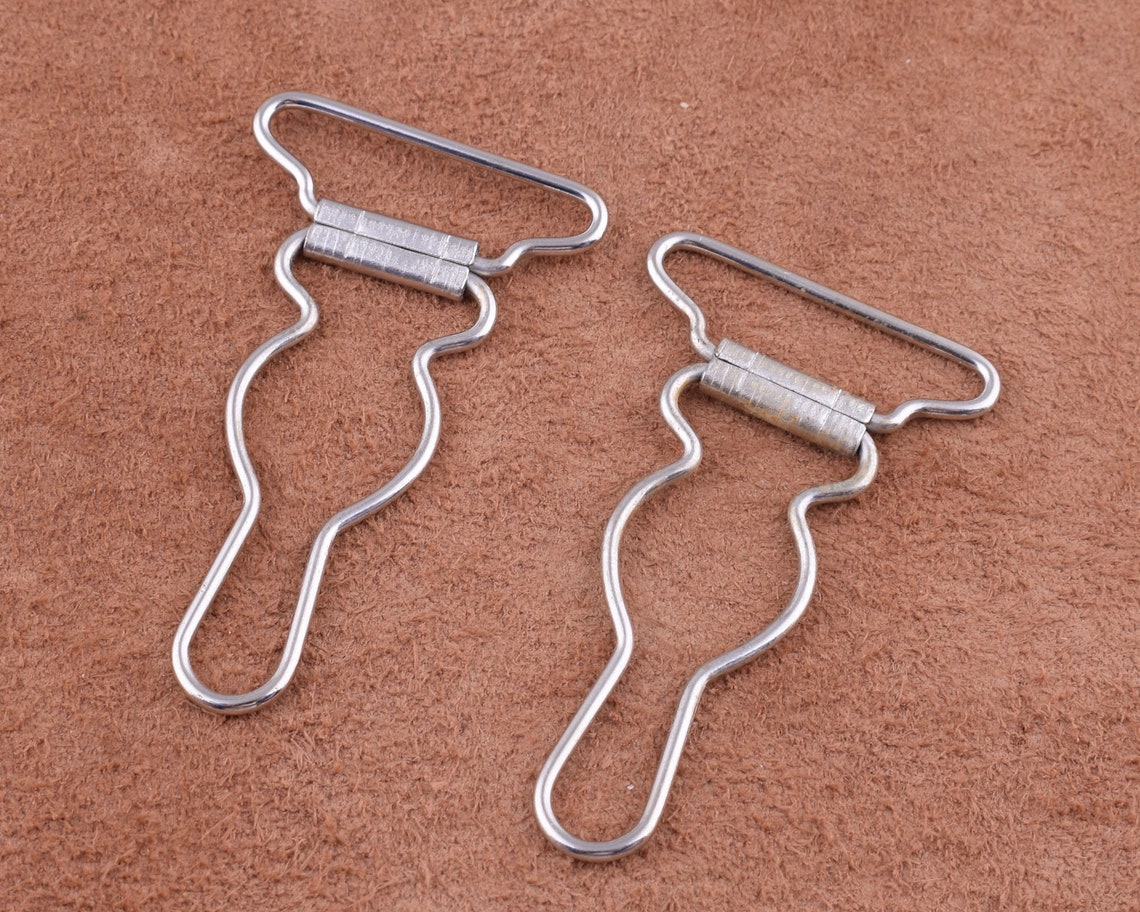 Dungaree Fastener Clip Brace Buckles 54*28mm Fastener Clip Bib Button ...