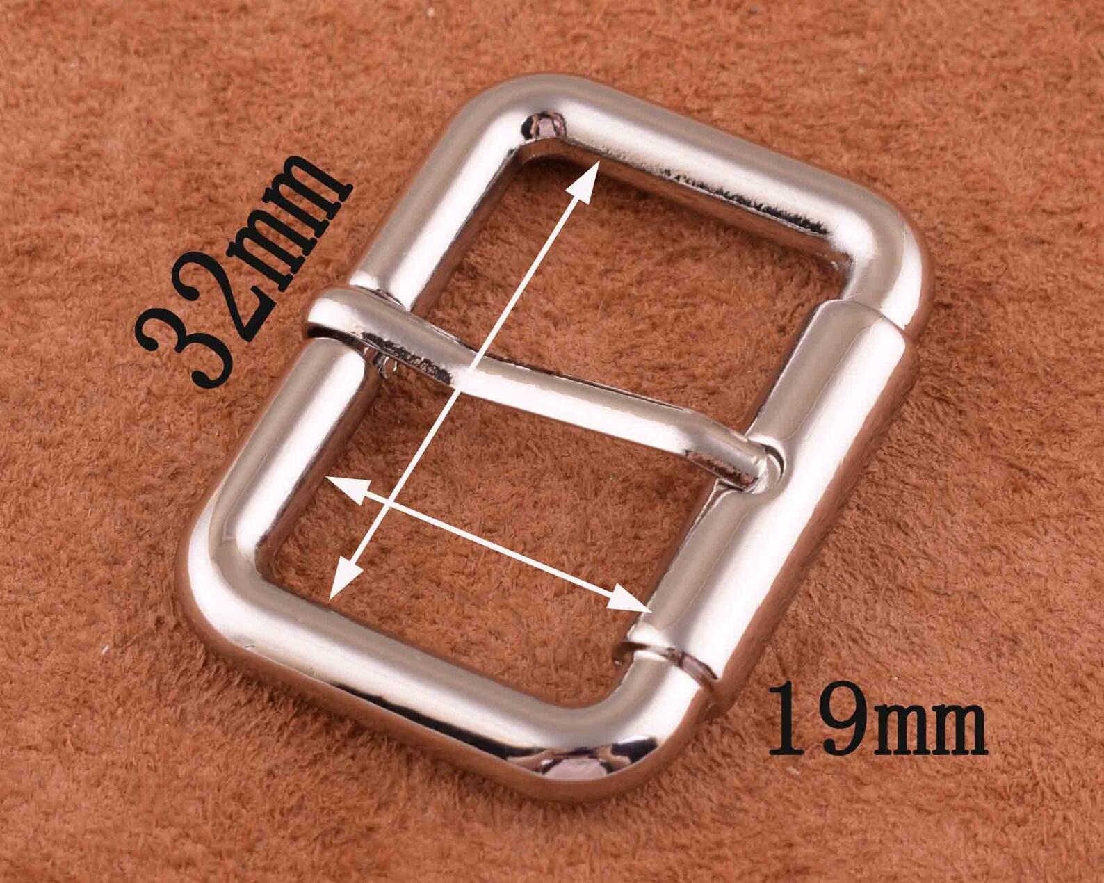 6 Pcs Silver Pin Buckle Purse Buckle Belt Buckle Single Prong Strap ...