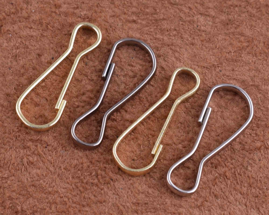 Lanyard Spring Clips Mini Lanyard Hooks,20*7mm Silver/light Gold ...