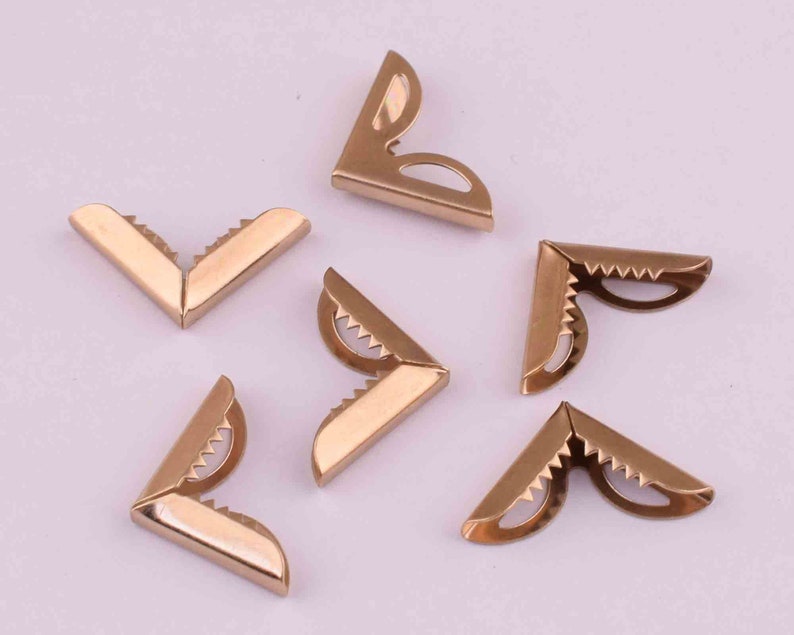 50pcs Metal Book Corners-light Gold Protect Corner Book Protector Photo ...