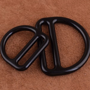 Half Round Double Ring,slot and Hole Loop Buckle,double Bar D Ring 1 ...