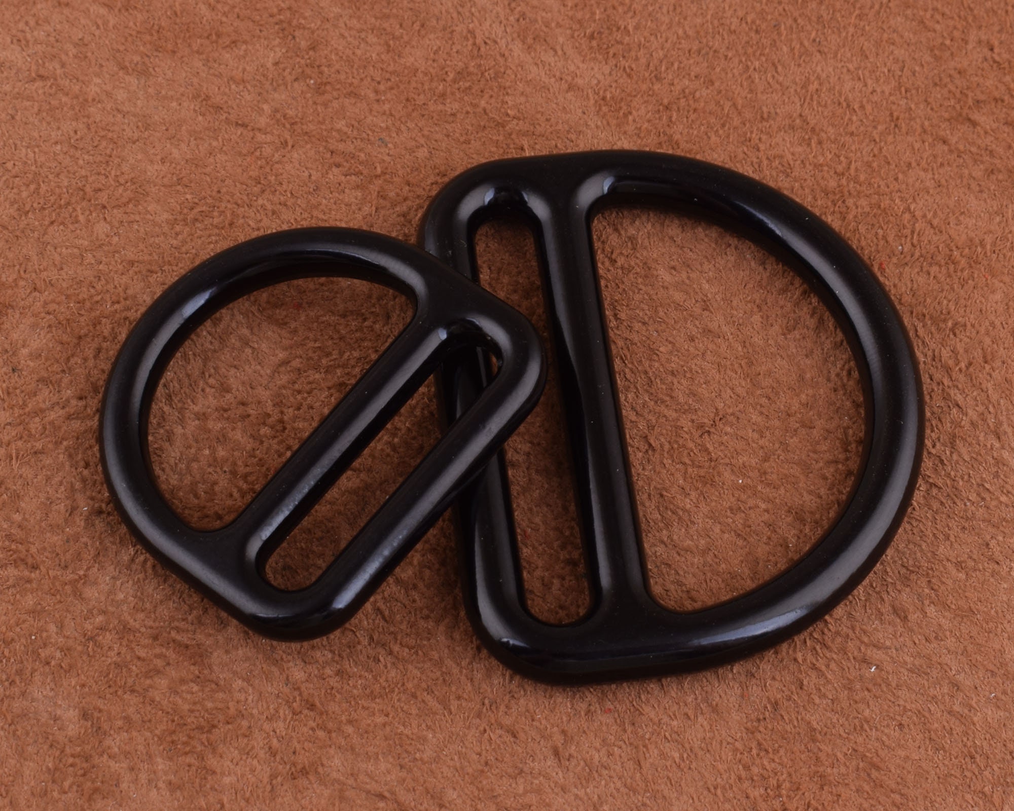 Half Round Double Ringslot and Hole Loop Buckledouble Bar D | Etsy