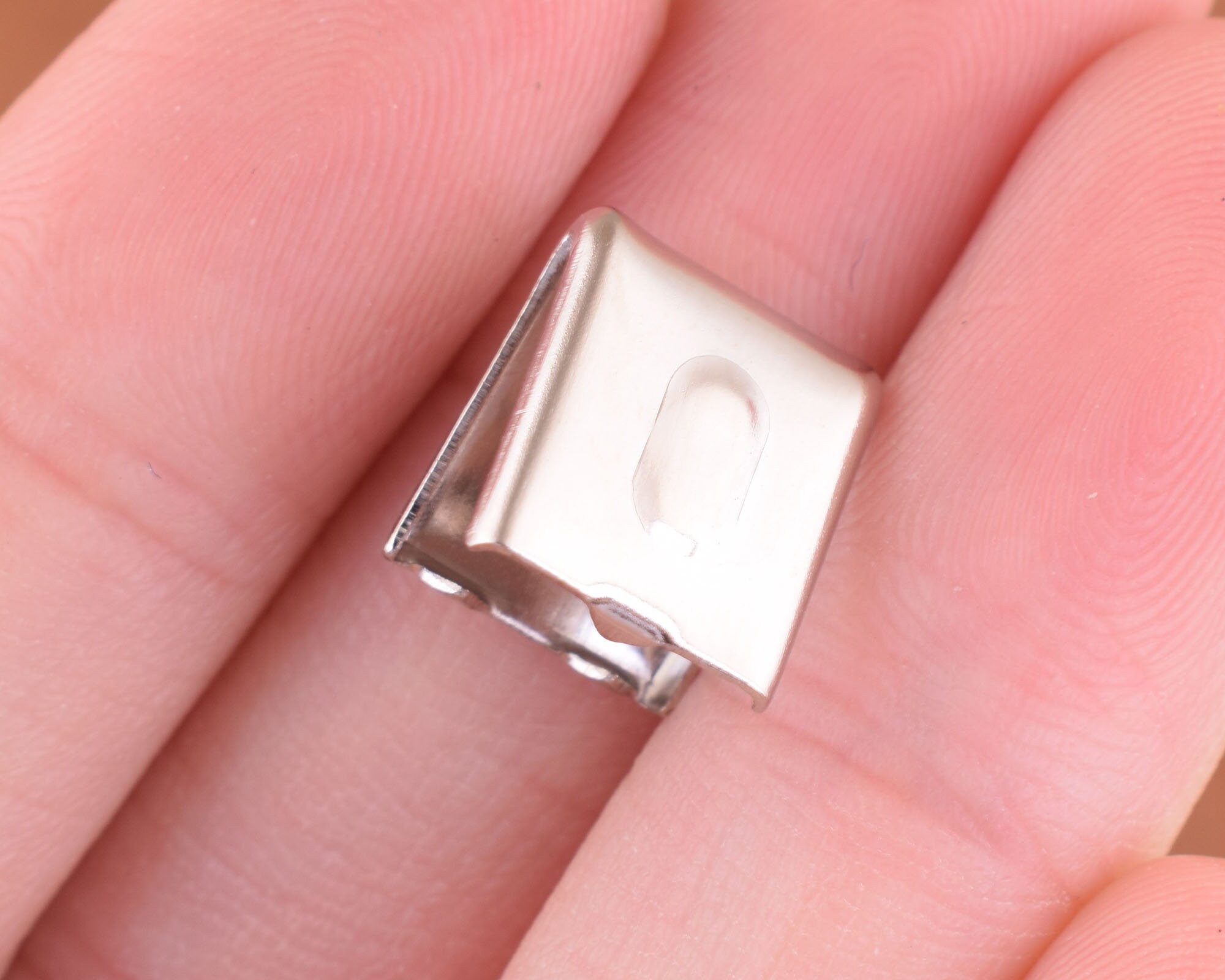 Ribbon End Clamps Ribbon Clips10mm Cord Clamp Clamps Crimp - Etsy