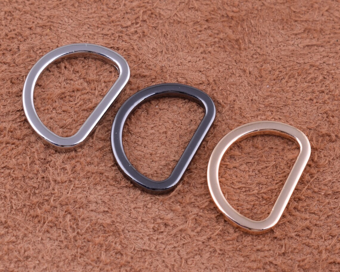 1/2 Inch D Rings Jump Rings Mini D Rings Strap Ring Purse - Etsy