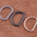1/2 Inch D Rings Jump Rings Mini D Rings Strap Ring Purse - Etsy