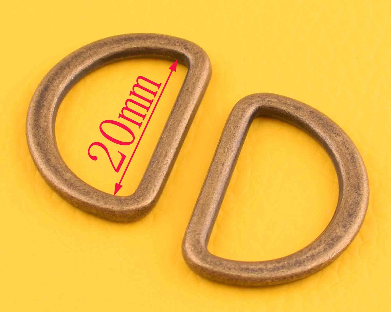 6pcs D-ring 3/4 Inch 20mmbronze D-ring Findings Metal | Etsy