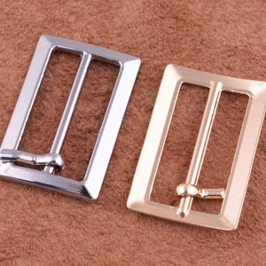 Center Bar Buckle Adjuster Slide Buckle 1 Inch Metal Tri Glide Buckle ...