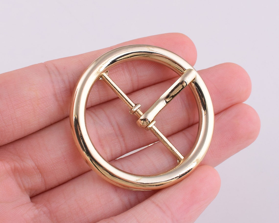Round Belt Buckles Metal Bag Strap Pin Buckle31mm Adjuster - Etsy