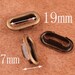 19mm Inner Diameter Metal Eyelets Grommets With Washers,.bronze Hole ...