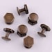 Hexagon Shape Metal Rivets,double Cap Rivets 10mm Rivets and Studs,iron ...