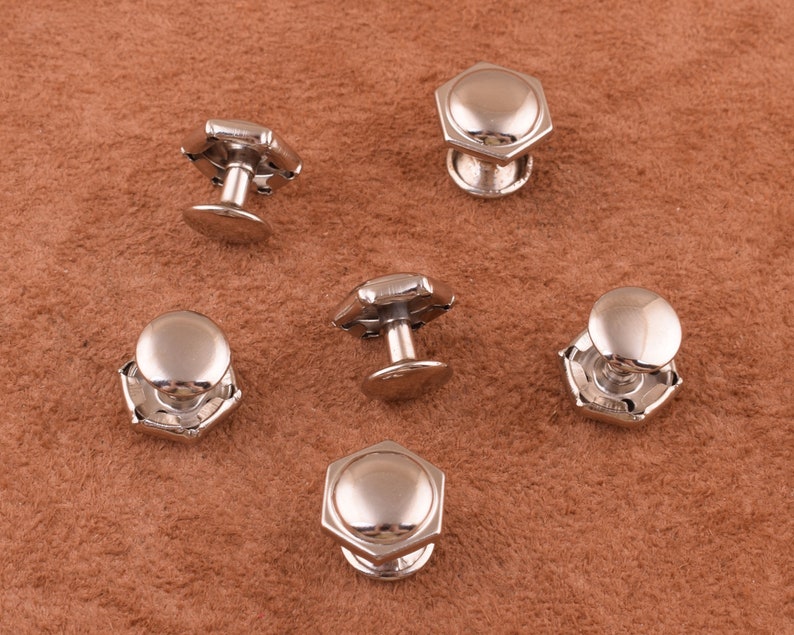 12mm Honeycomb Rivets Cap Metal Rivetssilver Double Headed | Etsy