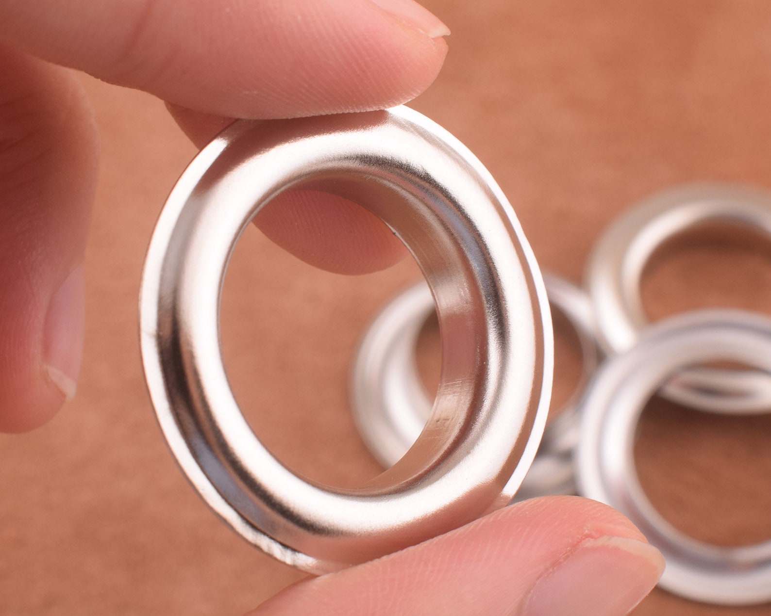 15 sets grote oogjes zilveren metalen oogjes grommets met | Etsy