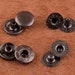 Plain Metal Snap Buttons,10mm Gunmetal Snap Buttons Spring Socket ...