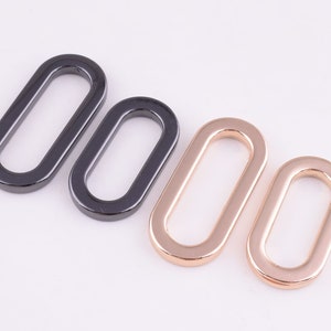 Heavy Duty Oval Ring Metal Loop 1 Inch and 1.25 Inch Oval Ring Metal ...