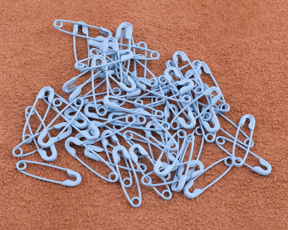 Small Safety Pins/ 100 Pieces Purple Small Safety Pins/ Three - Etsy