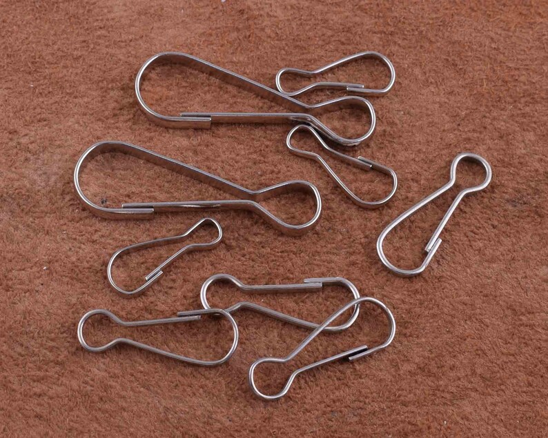 Lanyard Snap Clip Hooks Lanyard Clasp 20-40mm Spring Clips Jewelry ...