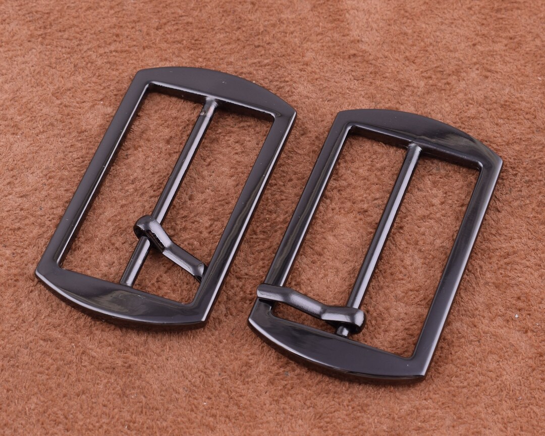 Rectangle Center Bar Buckle 10pcs Gunmetal Belt Buckles Zinc Alloy Pin ...