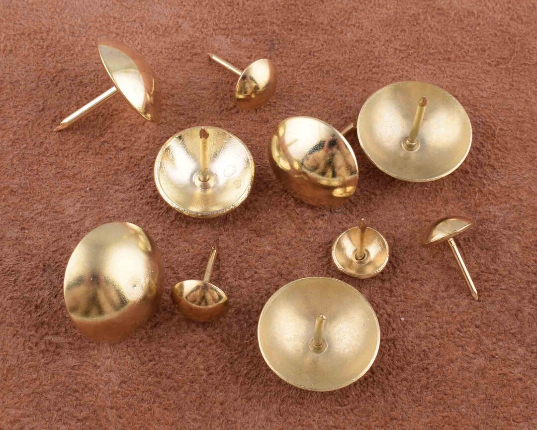 Gold Push Pins,upholstery Tacks/nails,11/19/22mm Sofa Nail,vintage ...