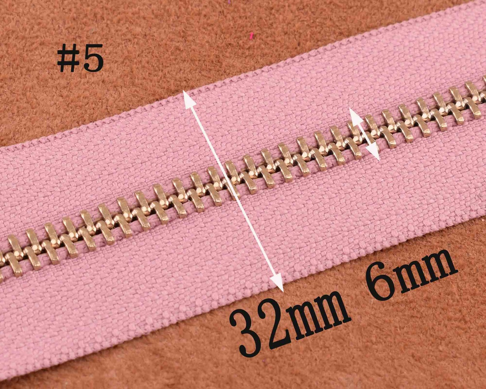 Nylon Zipper Tape High Quality Gold and Silver Color Copper | Etsy