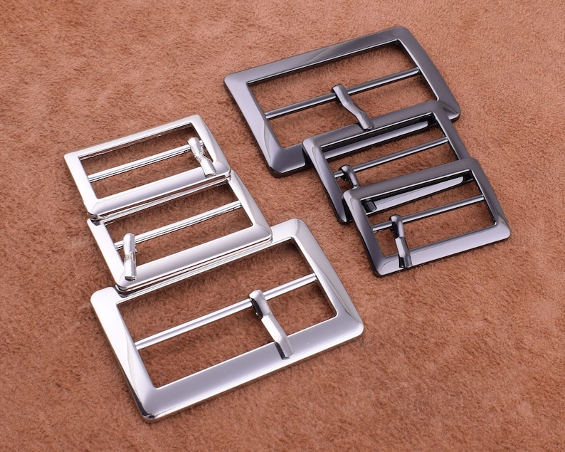 Silver/gunmetal Metal Buckle Belt Buckle Purse Buckle - Etsy