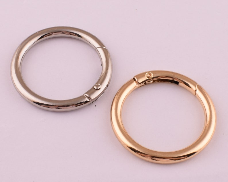 Push Gate Ring Thin Spring O Ring Push Gate Snap Hook Purse O - Etsy