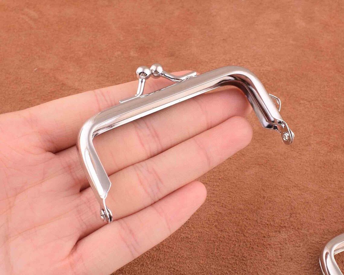 Small Purse Frame Square Metal Frame Diy Coin Purse Frames,79*32mm Kiss ...