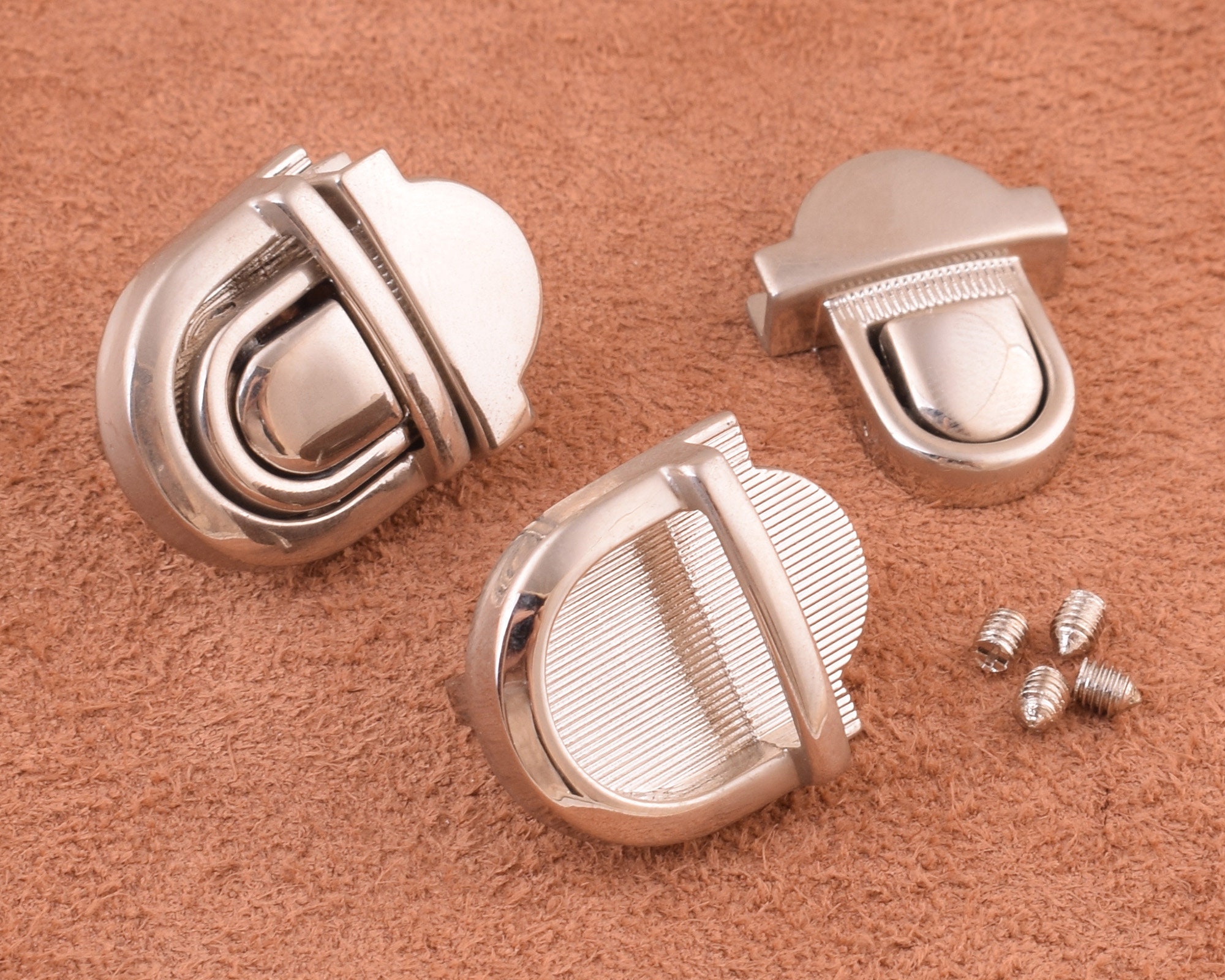 Metal Bag Press Locks 2027mm Catch Tuck Purse Locksilver - Etsy