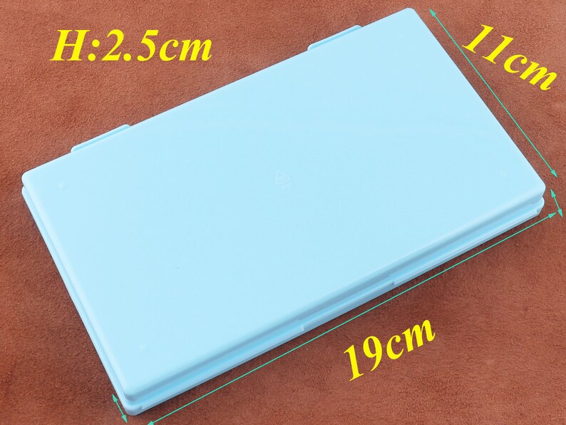 Blue Plastic Boxpersonal Storage Box Containermask Box - Etsy