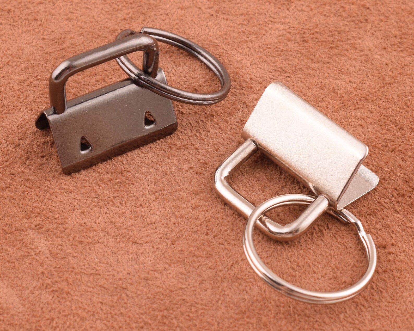 Key Fob Hardware 1 Inch Silver 10 Setskey Fob Hardware With - Etsy