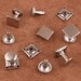 Square Metal Rivets Studs Buttons Decorations Findings,10mm Purse ...