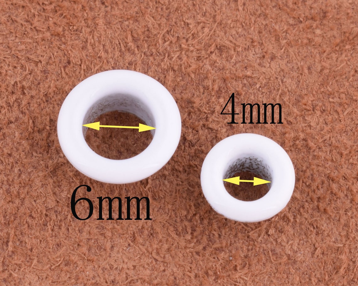 100pcs White Grommet Eyelets Brass Eyelet Grommets Metal - Etsy