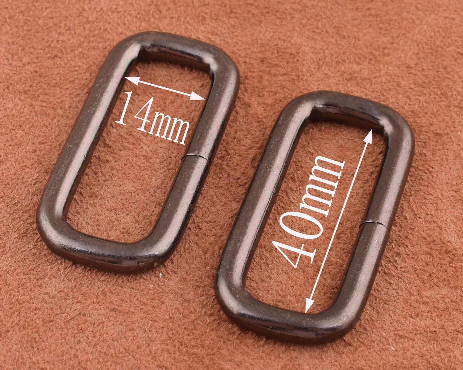 Rectangular Wire Loops/rings,40*14mm Purse Handbag Hardware,rectangular ...