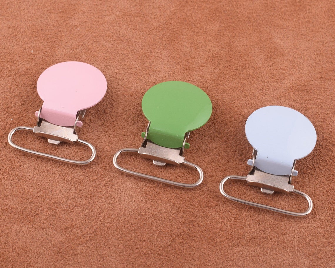 1inch Metal Suspender Clips 6pcs 26mm Suspender Clips - Etsy