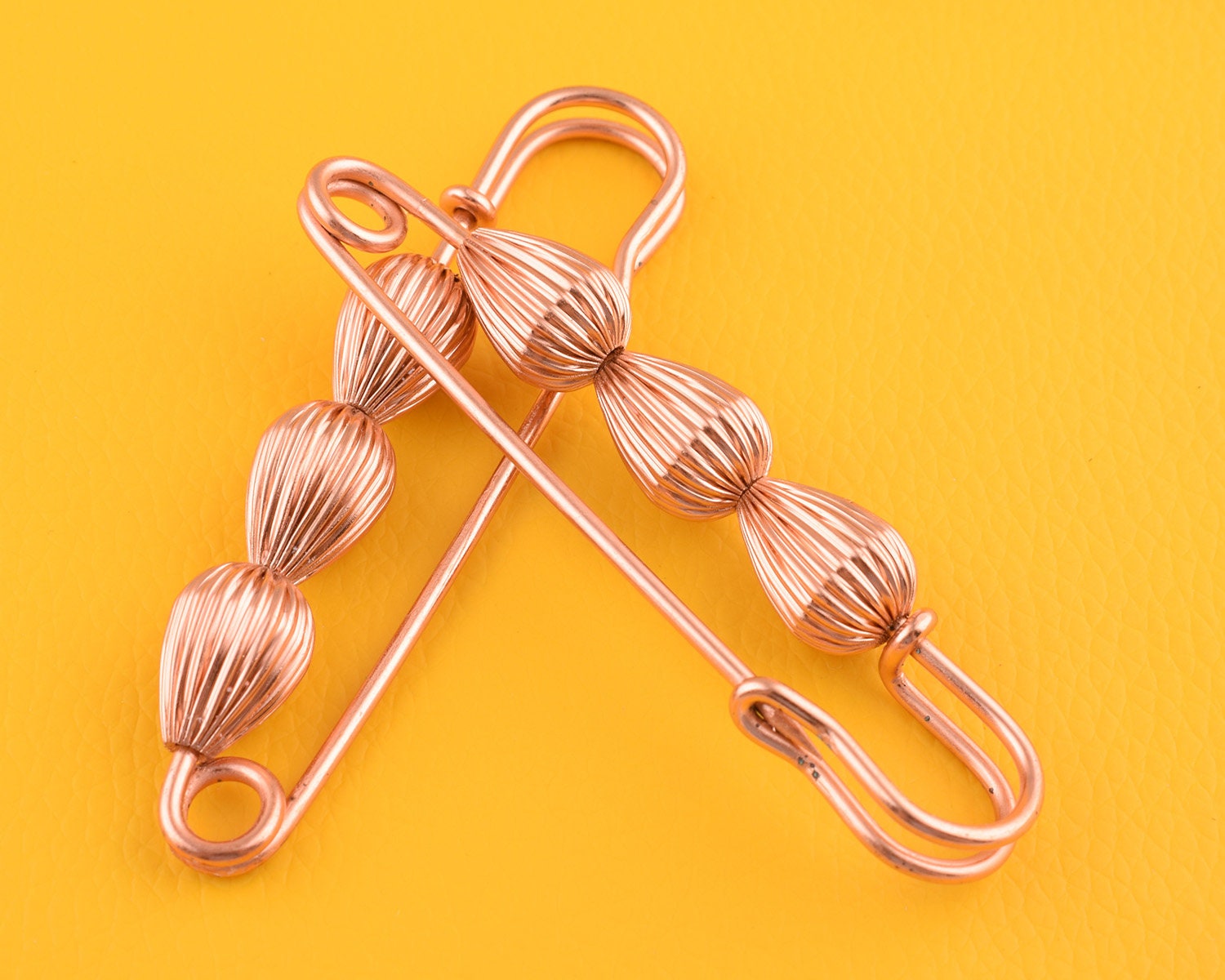 7621mm Unique Safety Pins 4pcs Rose Gold Charming Safety Pins - Etsy UK