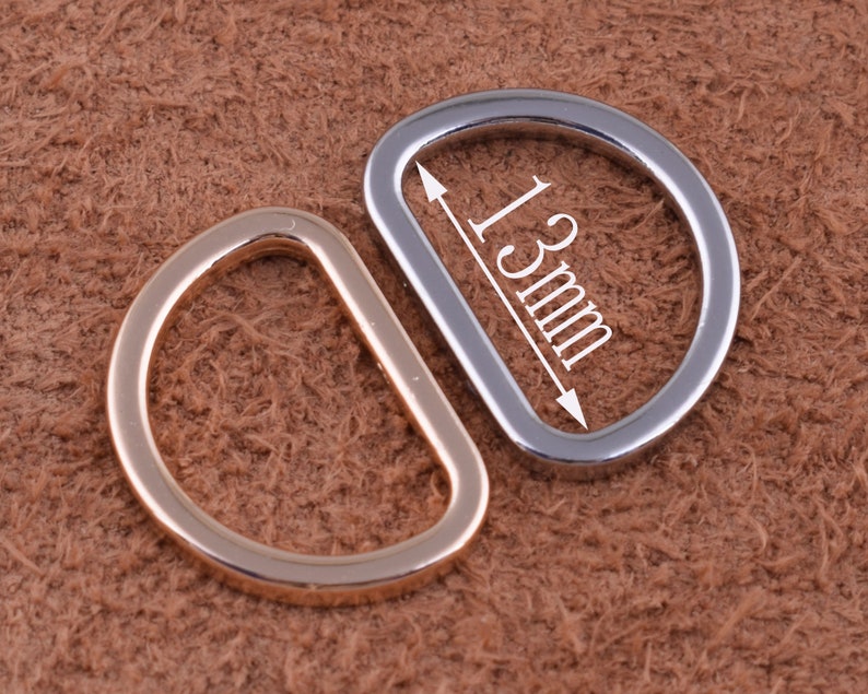 1/2 Inch D Rings Jump Rings Mini D Rings Strap Ring Purse - Etsy