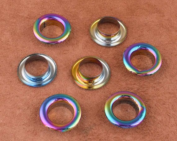 50sets eyelets grommets with washers Metal Grommets rivets | Etsy