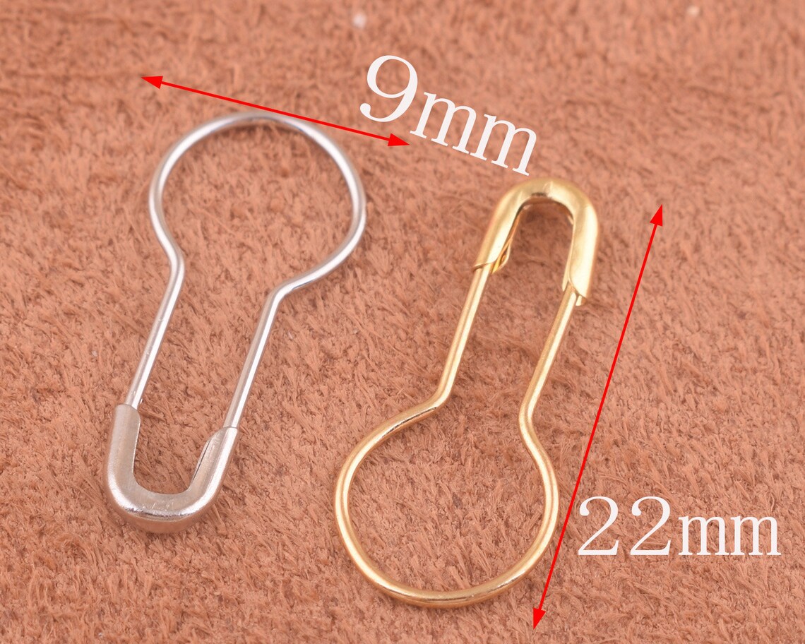 200 Pcs Safety Pins Pear Shaped Craft Supplies Supplies for | Etsy