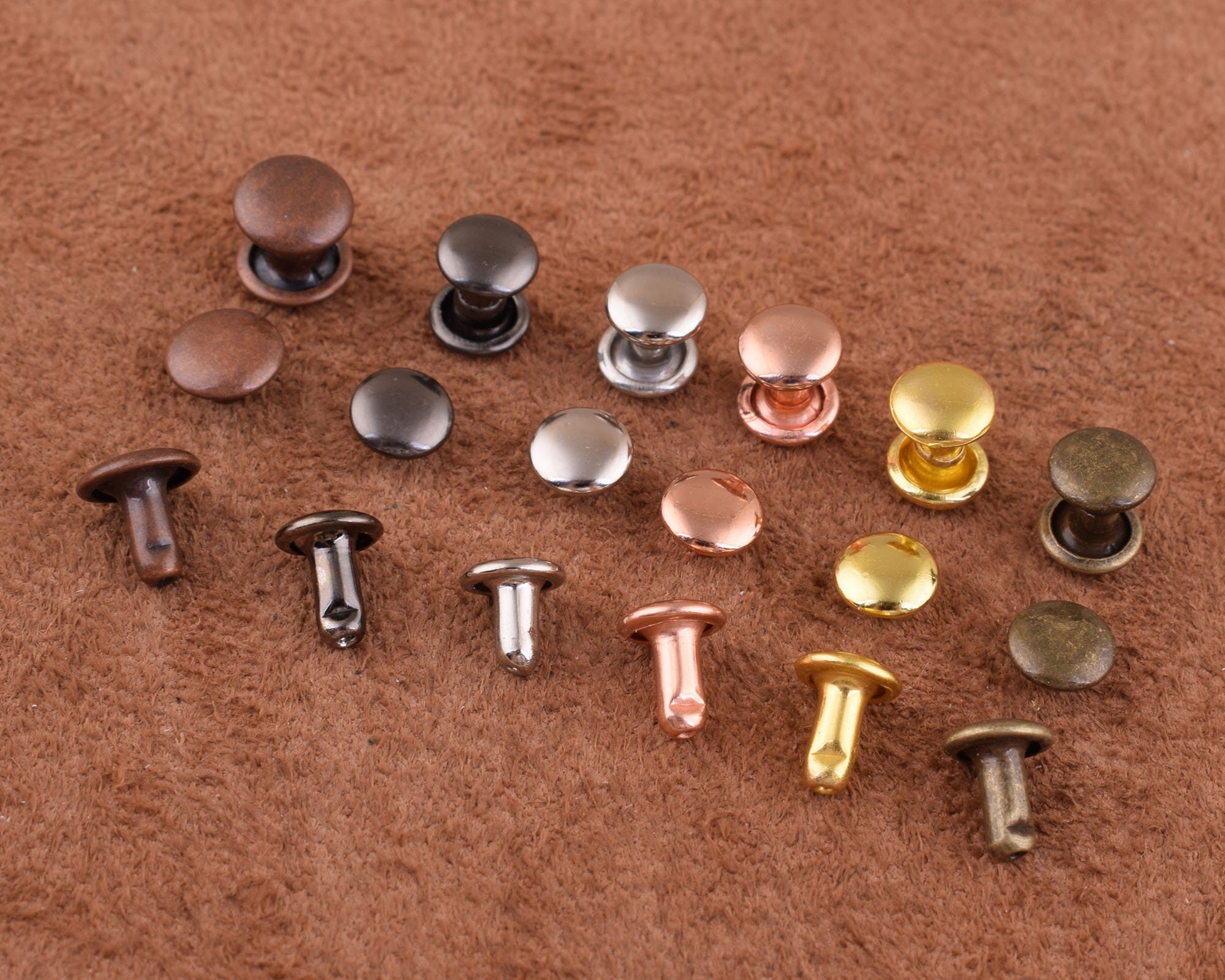 Metal Purse Rivetmany Sizes and Colors Cap Double Headed - Etsy