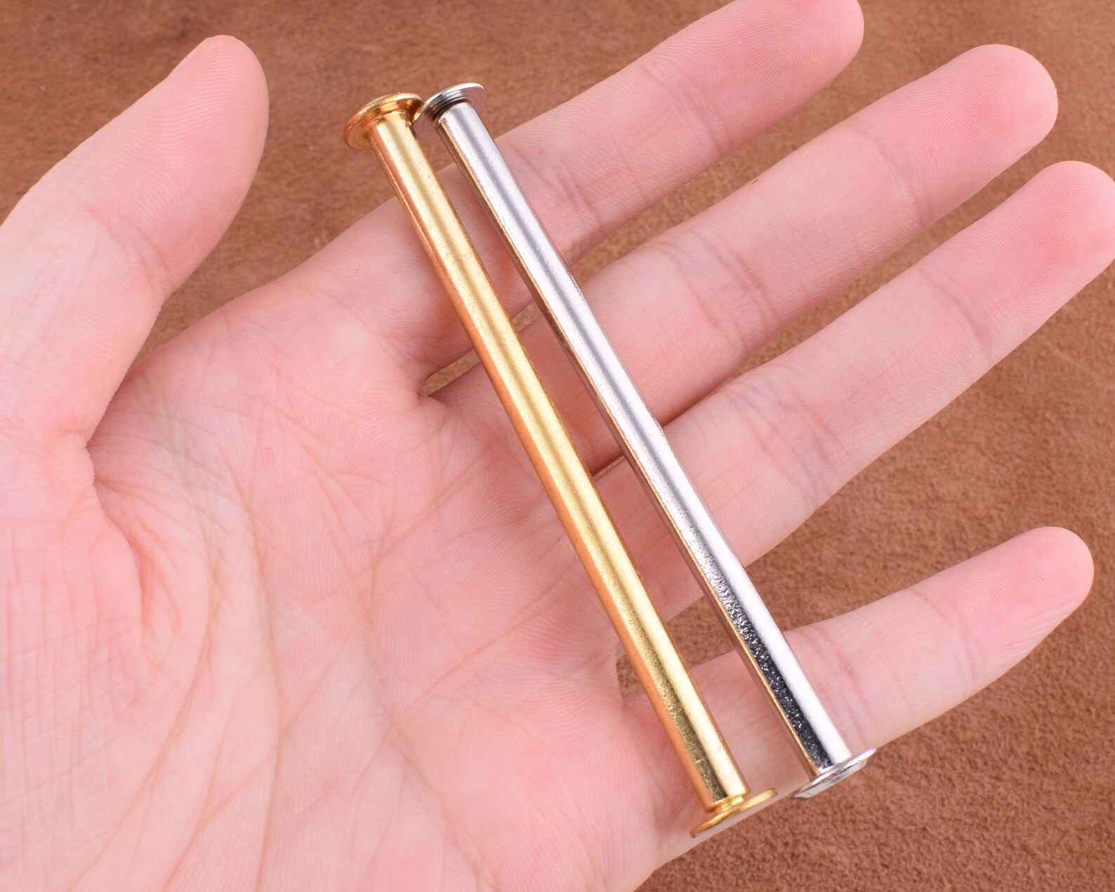 Large Flat screw Rivets and Studs8110mm Metal Screw Rivets | Etsy