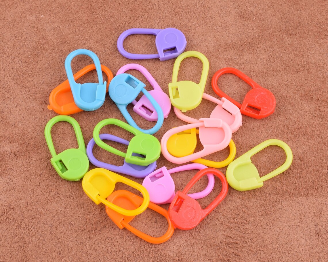 Safety Pin Markers Plastic Safety Pin Cabochons2211mm | Etsy