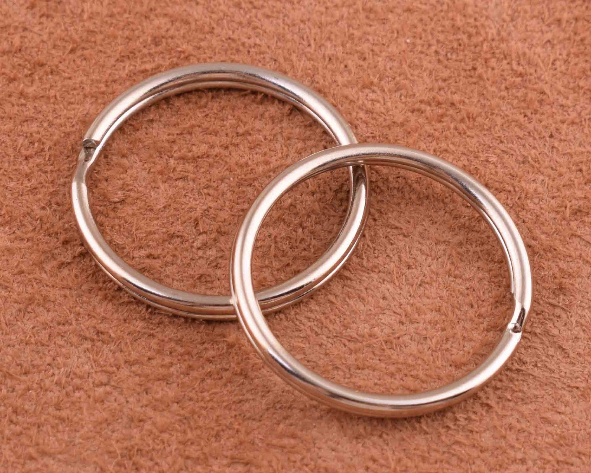 100PCS Double Split Rings25mm Key Rings1 inch Jewelry | Etsy