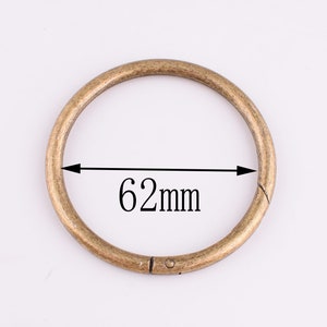 Push Gate Snap Hook Spring Gate Ring Metal O Ring,62mm Spring Ring ...
