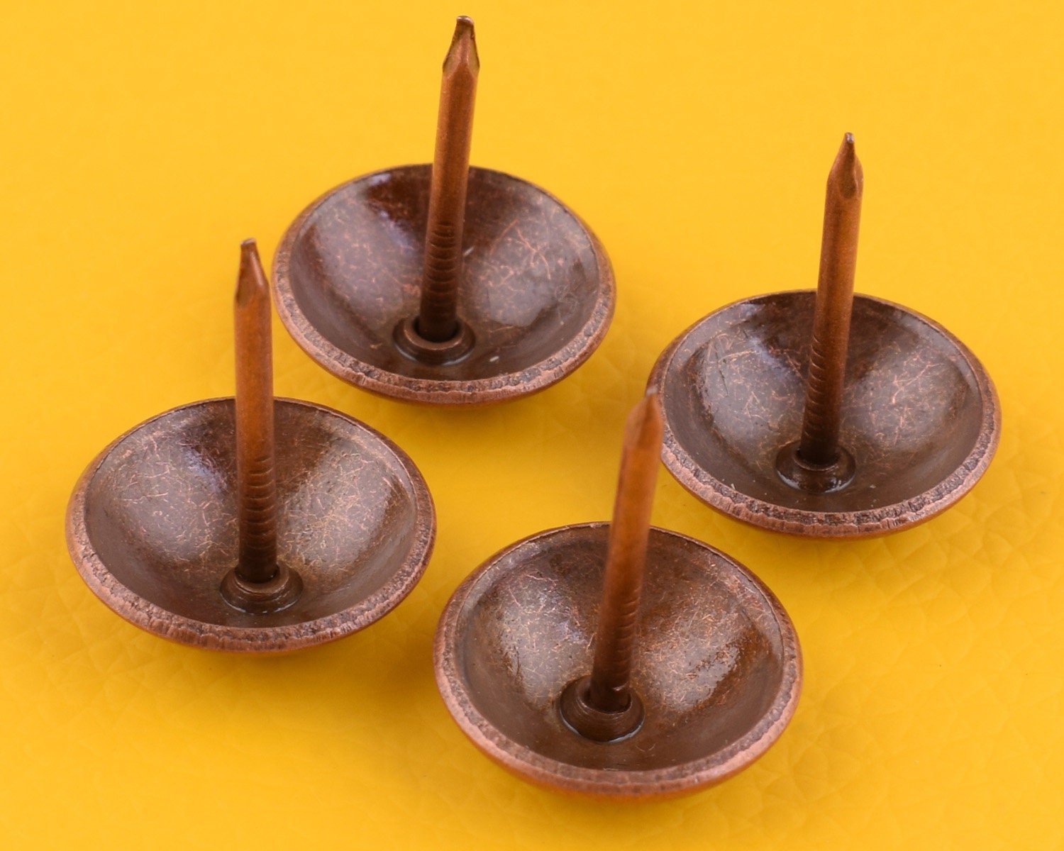 Copper Upholstery Tacks Nails Small 20 Mm Finished Upholstery - Etsy