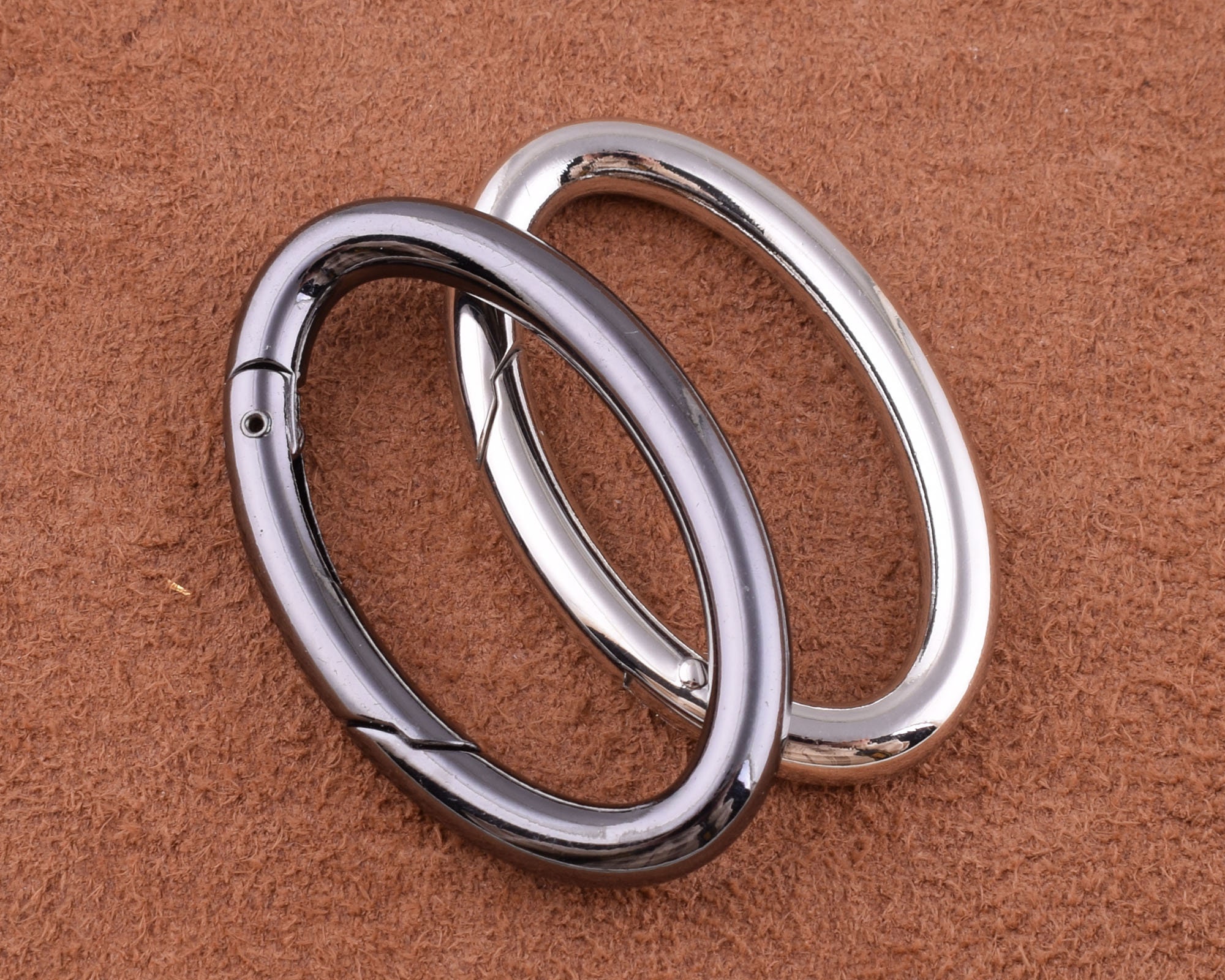 Oval spring ring metal clasps spring gate ring spring o ring | Etsy