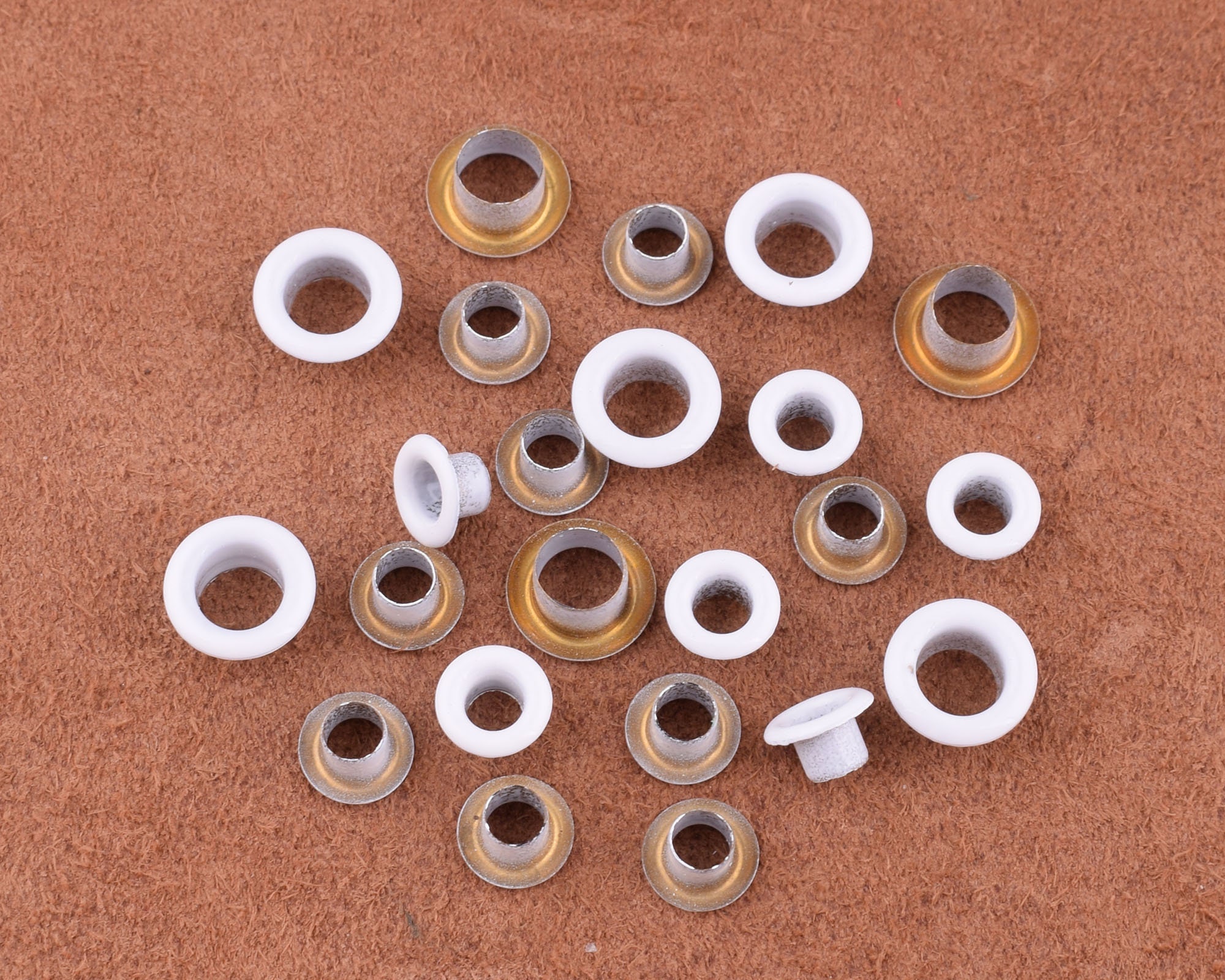 100pcs blanco Grommet ojales de latón ojales de metal | Etsy