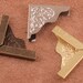 50pcs High Quality Tone Bag Corner, Gold/silver/bronze Purse Corner ...