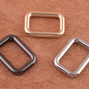 15*9mm Rectangle Buckle Ring for Bag Belt Loop Strap,metal Handbag ...